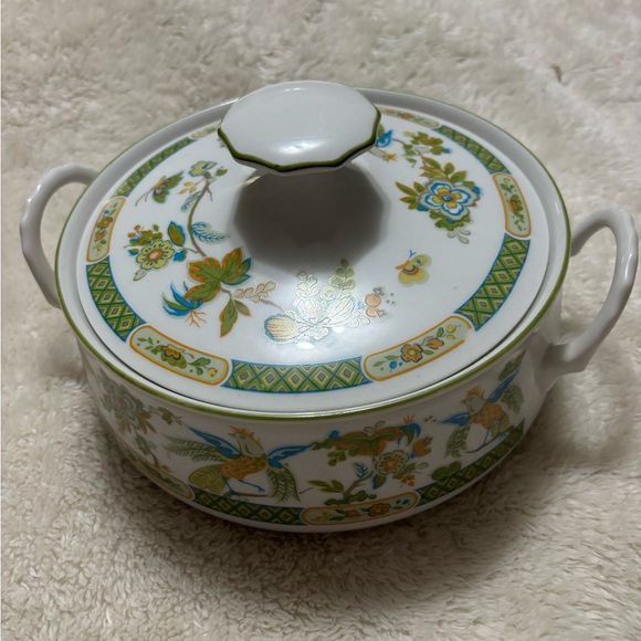 Sango | Dining | Vintage Sango Jade Garden Casserole Dish With Lid ...